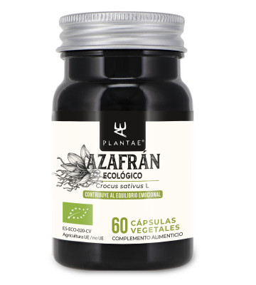 Comprar Azafrán ecológico en cápsulas - 15 mg / 60 cápsulas